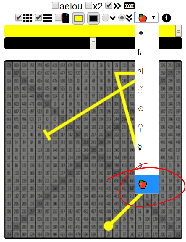 Eris Kamea - Magic Square - Planetary Kamea - Sigil